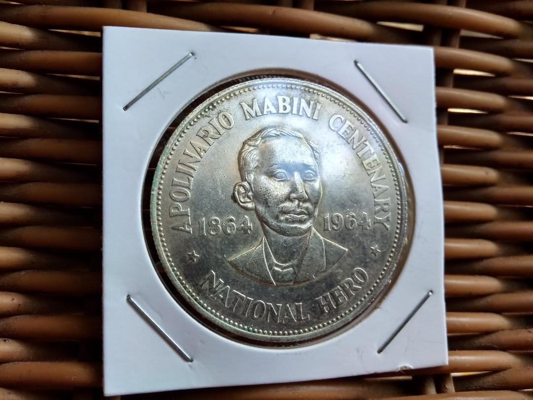 commemorative silver one peso coins jose rizal mabini andres emilio and ...