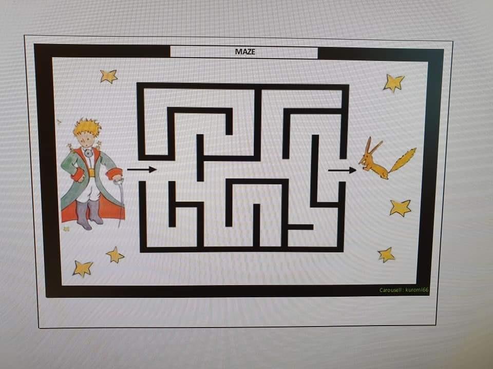 Customised Tracing/Writing/Doodling Activity Sheet ~ Little Prince ...