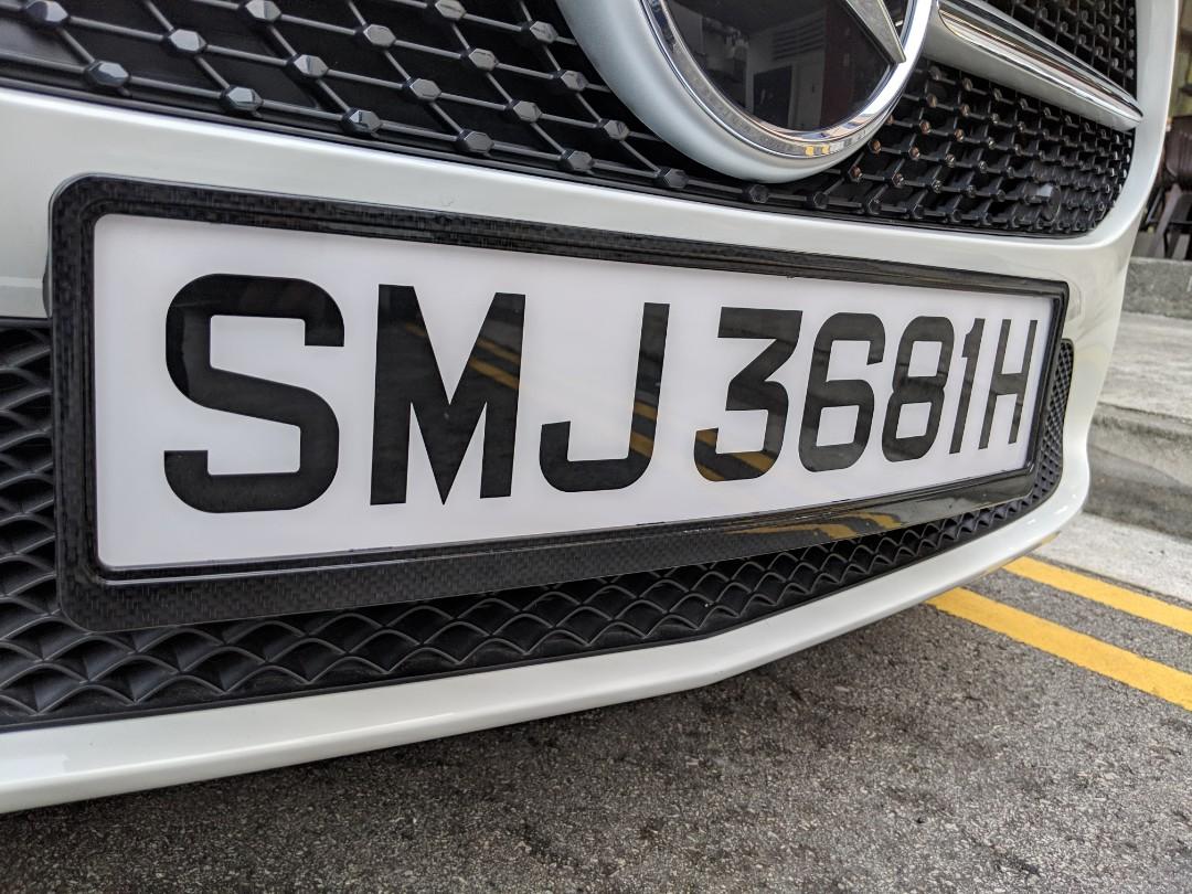 Euro Number Plate Acrylic Mercedes Benz A180 A200, Car Accessories ...