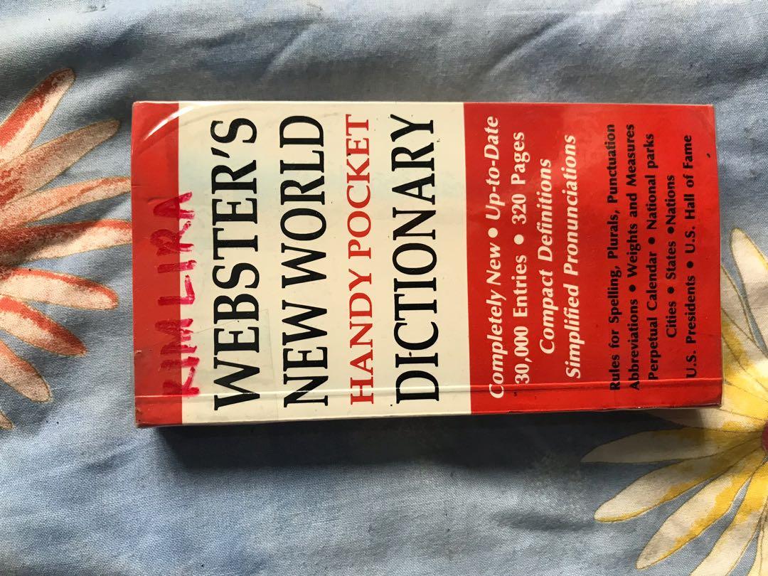 Handy pocket dictionary, Hobbies & Toys, Books & Magazines, Assessment ...