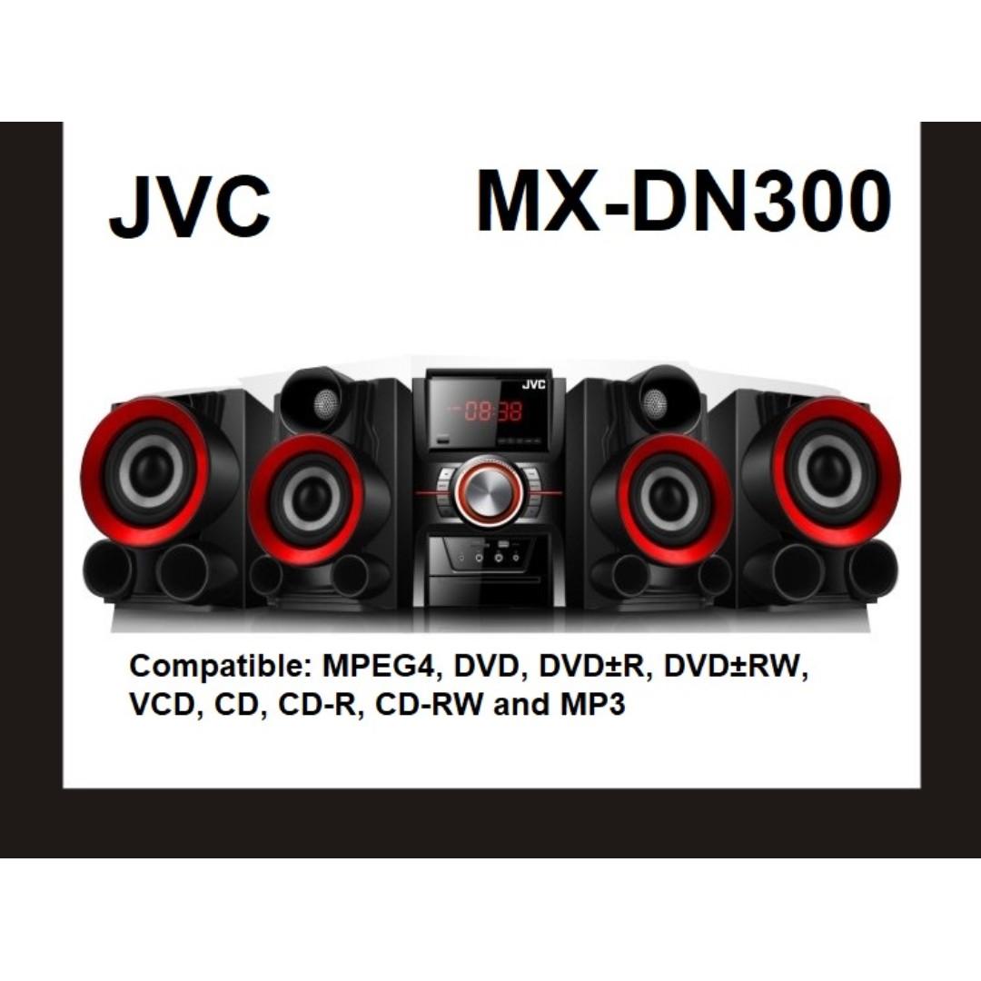 JVC MX-DN300 2.2 150 watt Mini DVD HI-FI System WITH BLUETOOTH, Audio ...