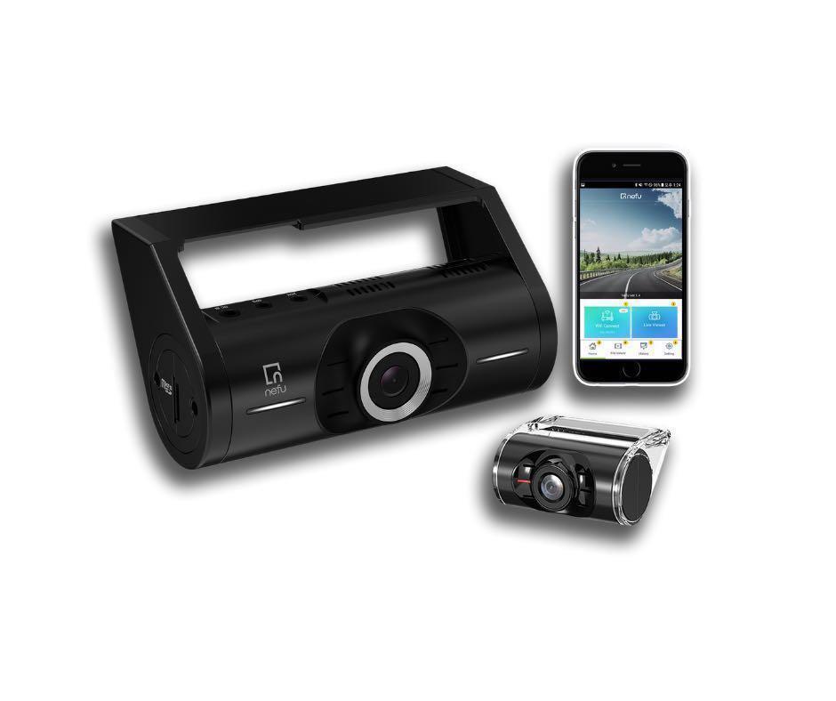 Nefu PLABO 2 Channel Dash Camera | PLABO-DASH-2CH with Installation ...
