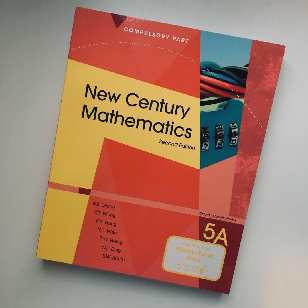 New Century Mathematics 數學textbook 5A 5B 6, 興趣及遊戲, 書本 & 文具, 教科書 - Carousell