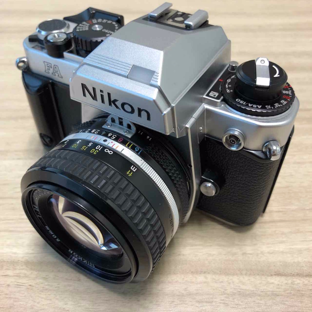 Nikon FA with 50mm 1.4 lens, Photography, Cameras on Carousell