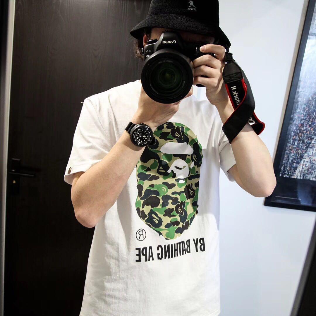 Original Label Bathing Ape, Men's Fashion, Tops & Sets, Formal Shirts ...