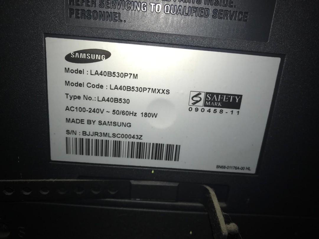 Samsung TV LCD 40 inch, TV & Home Appliances, TV & Entertainment, TV on ...