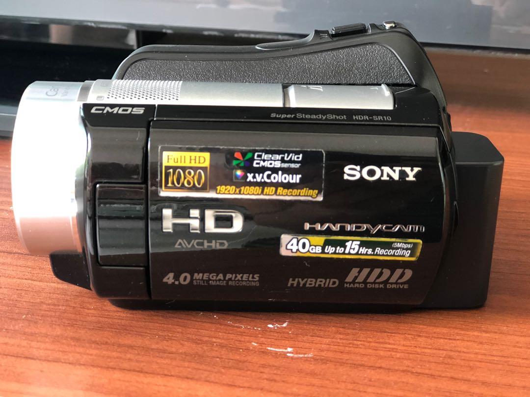 Sony Handycam HDR SR10, Photography, Video Cameras on Carousell