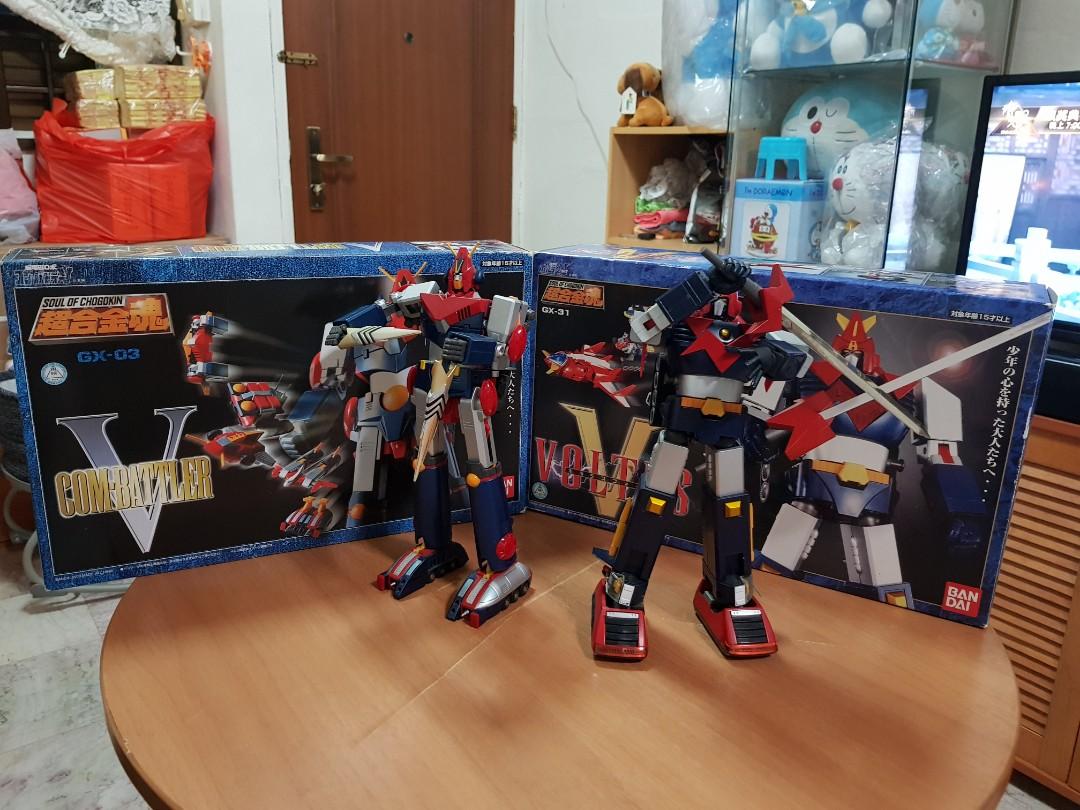 Soul of Chogokin GX-31 Voltes V GX-03 Combattler V, Hobbies & Toys ...