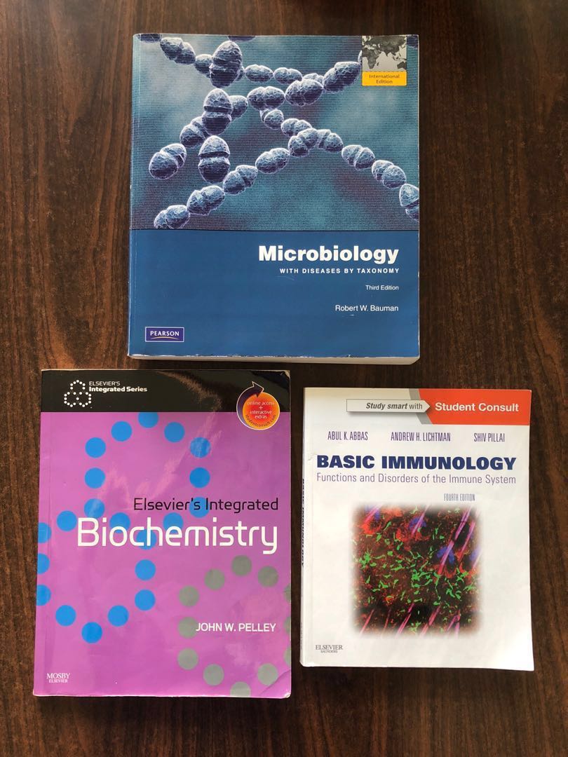 Textbooks (Immunology, Microbiology, Biochemistry), Books & Stationery ...