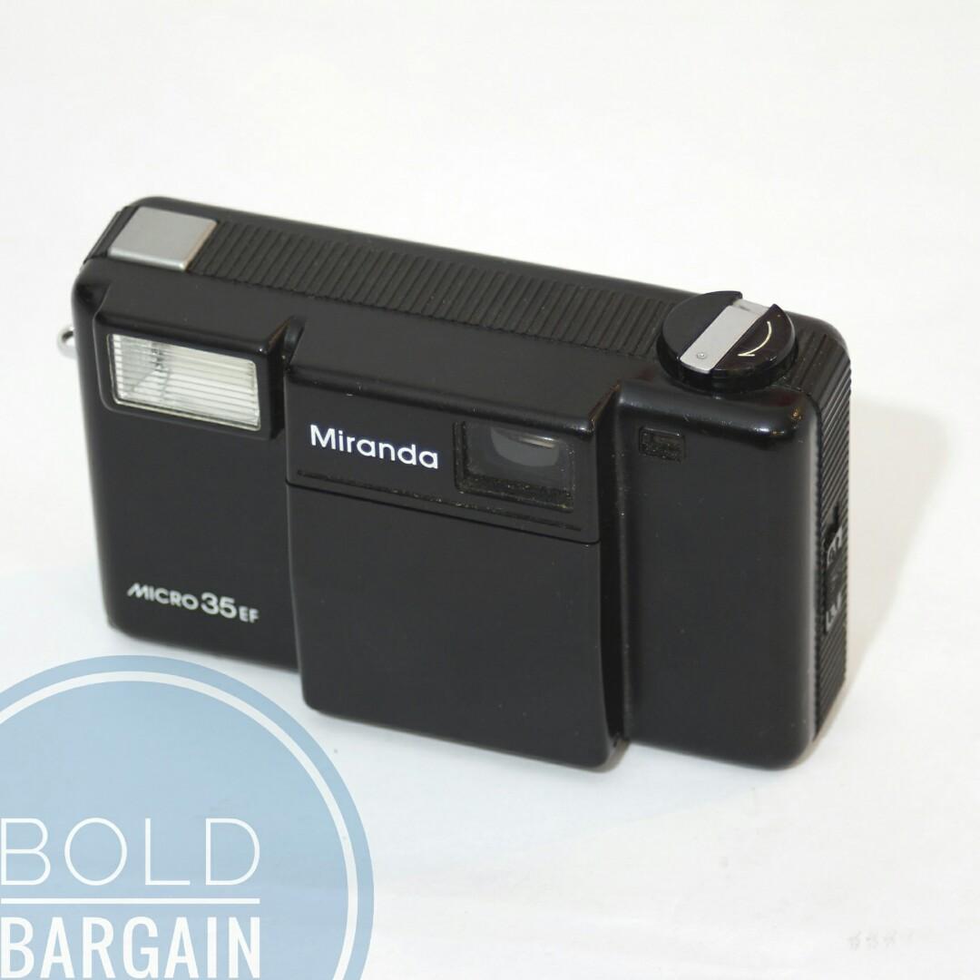 Vintage Miranda MICRO 35 EF 35mm Film Camera with Flash Made in Japan ...