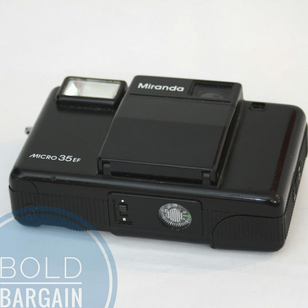 Vintage Miranda MICRO 35 EF 35mm Film Camera with Flash Made in Japan ...