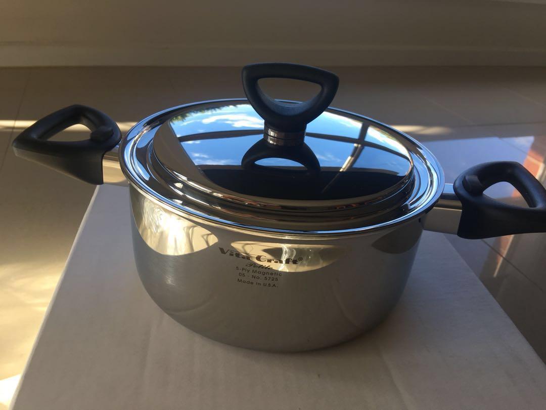 Vita Craft Stainless steel pot (2.6litre), Furniture & Home Living ...