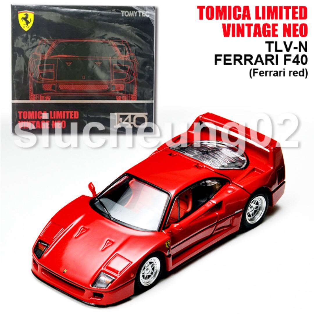 1/64 Tomica Limited Vintage NEO TLV-N FERRARI F40 紅色 日版 經典之作, 興趣及遊戲, 玩具 ...