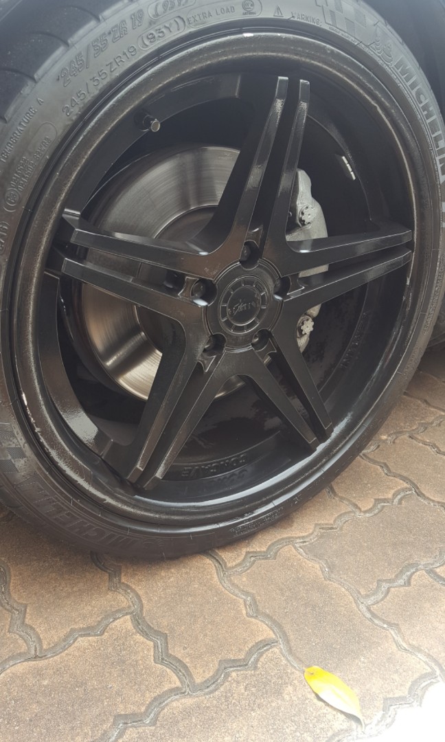 19" Vertini Monaco rims only, Car Accessories, Tyres & Rims on Carousell