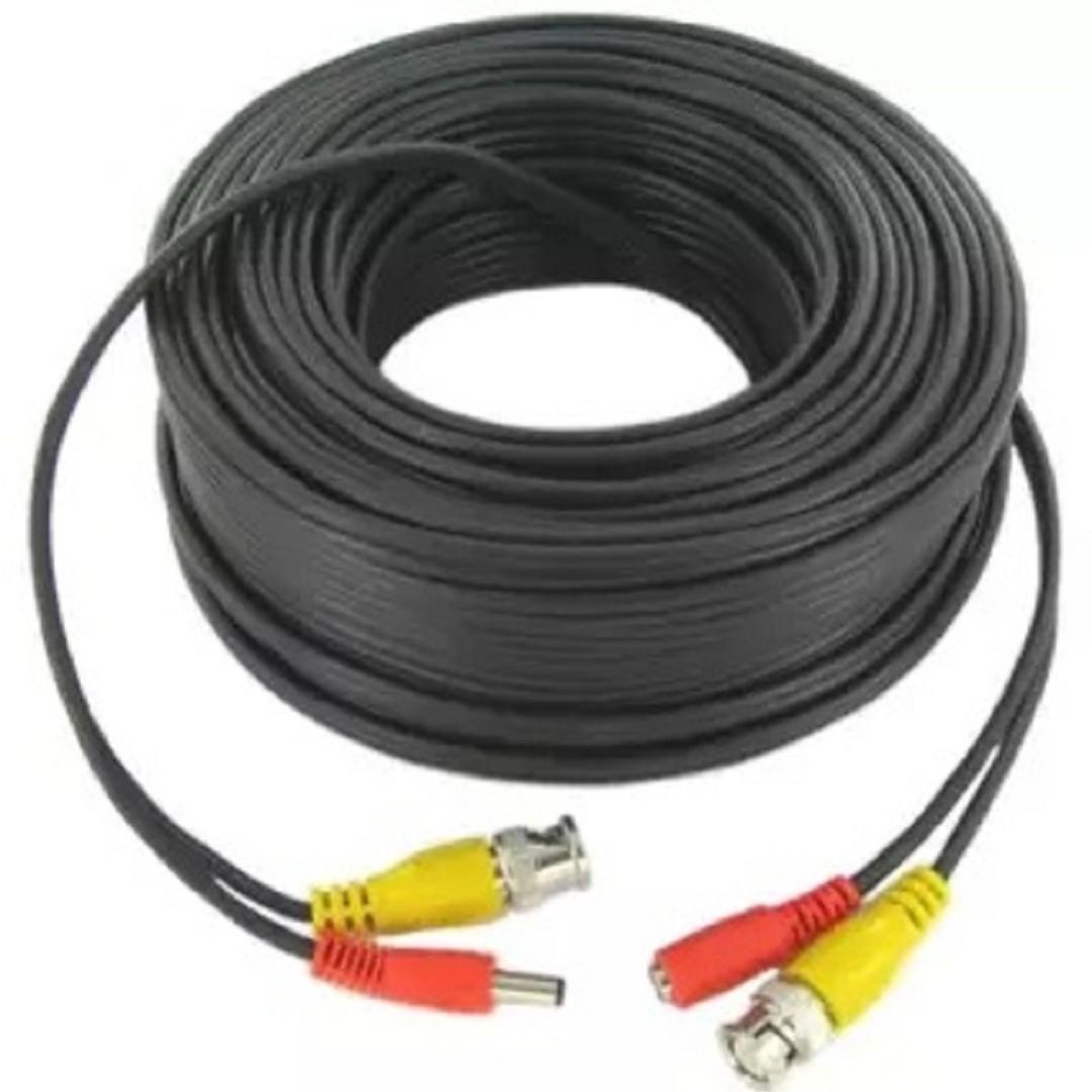 20 Meters Siamese 20M BNC Video + DC Power CCTV Cable, Furniture & Home ...