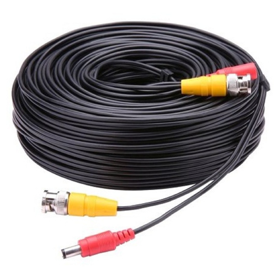 30 Meters Siamese BNC Video + DC Power CCTV Cable, Furniture & Home ...