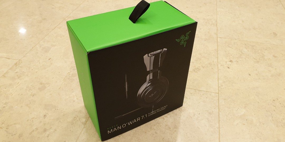Razer ManO'War 7.1 Surround Sound Gaming Headset (Headband snapped ...
