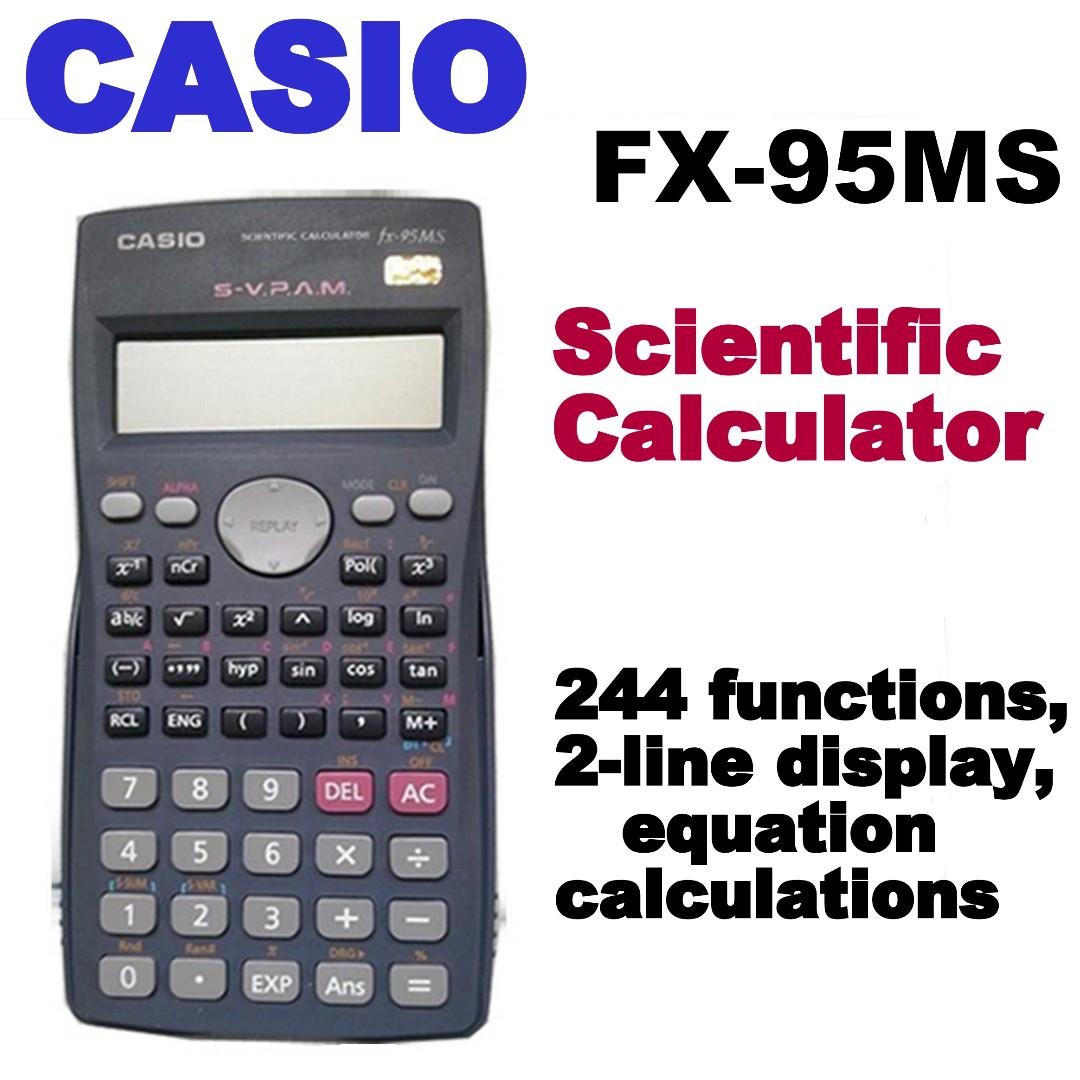 Casio Scientific Calculator FX-95MS, Computers & Tech, Printers ...