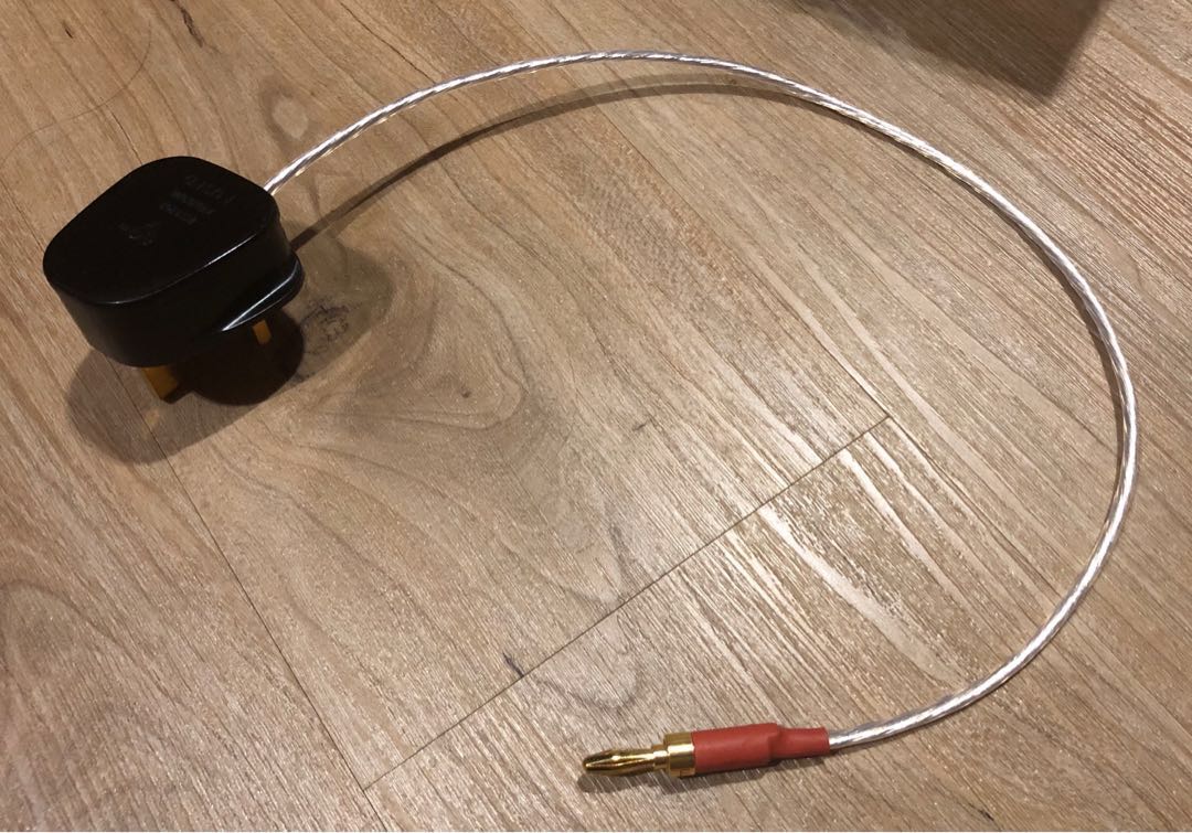 Sold: grounding box with UK plug cable |﻿ Hi-Fi and Cinema Cables ...