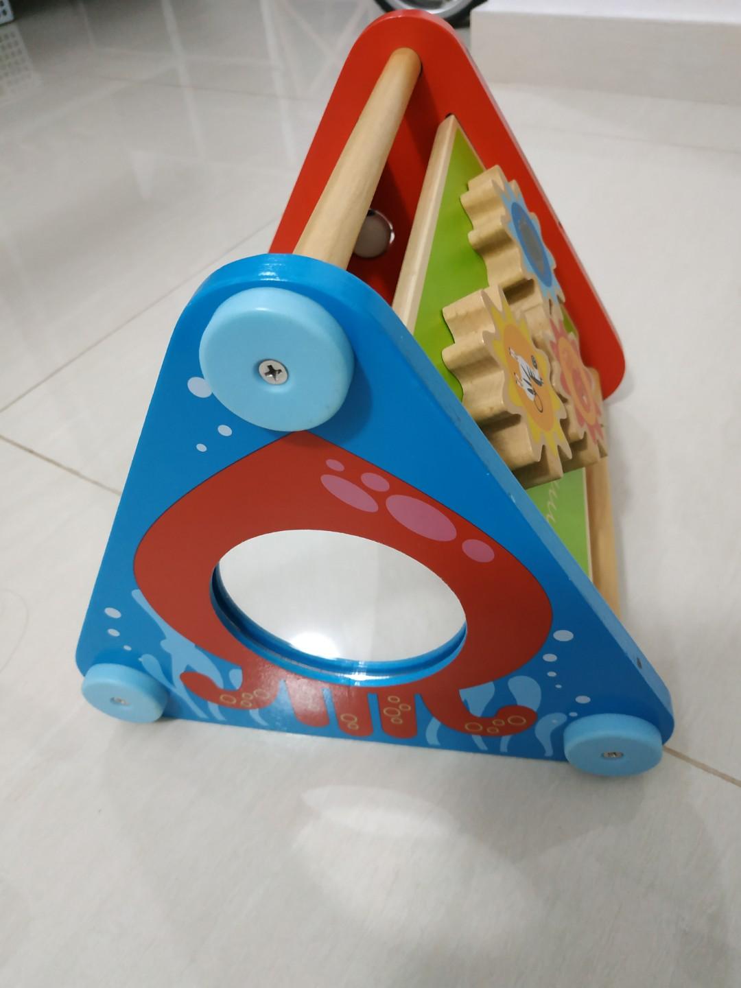 Hape activity triangle toy, Babies & Kids, Infant Playtime on Carousell