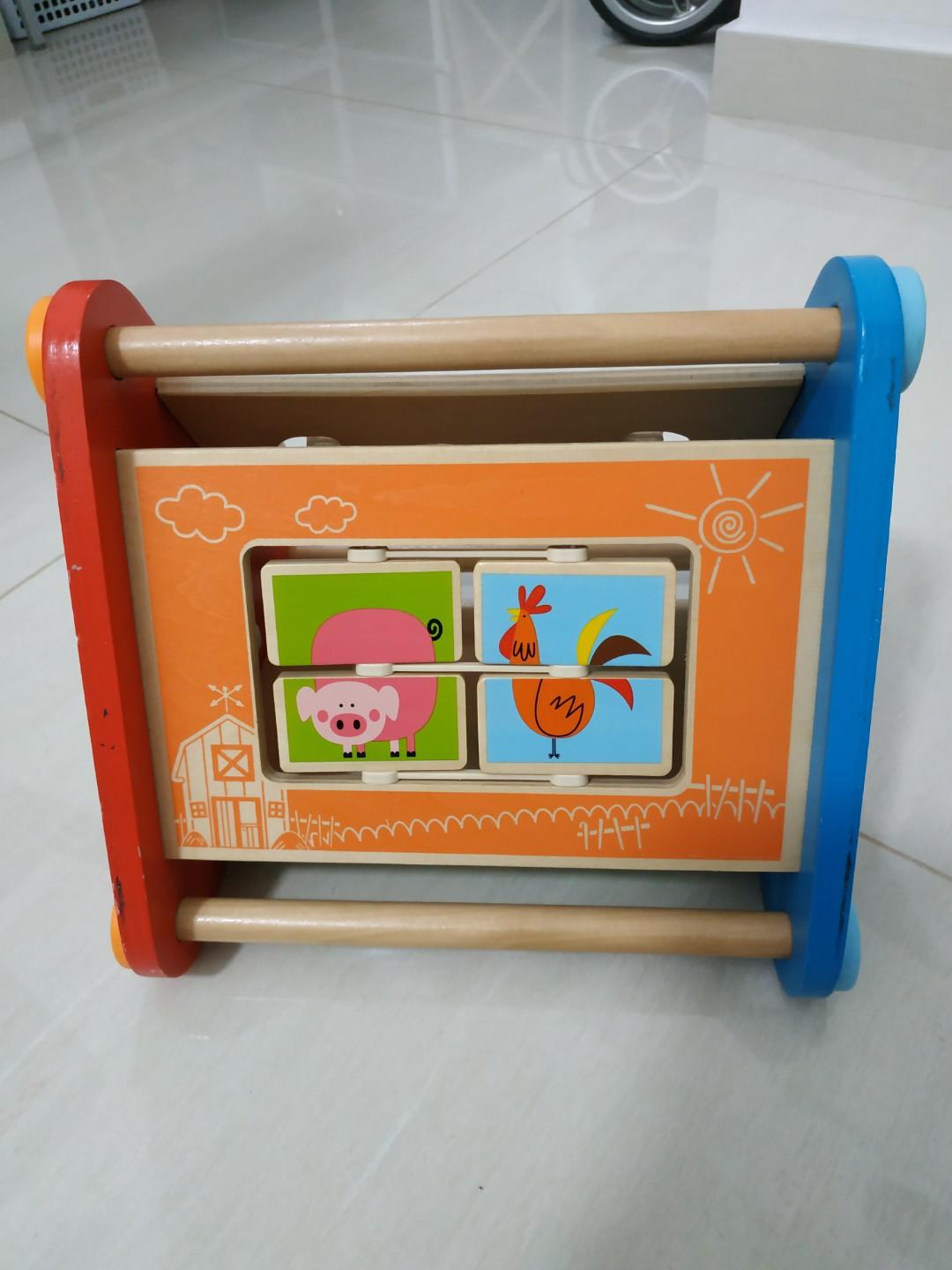 Hape activity triangle toy, Babies & Kids, Infant Playtime on Carousell