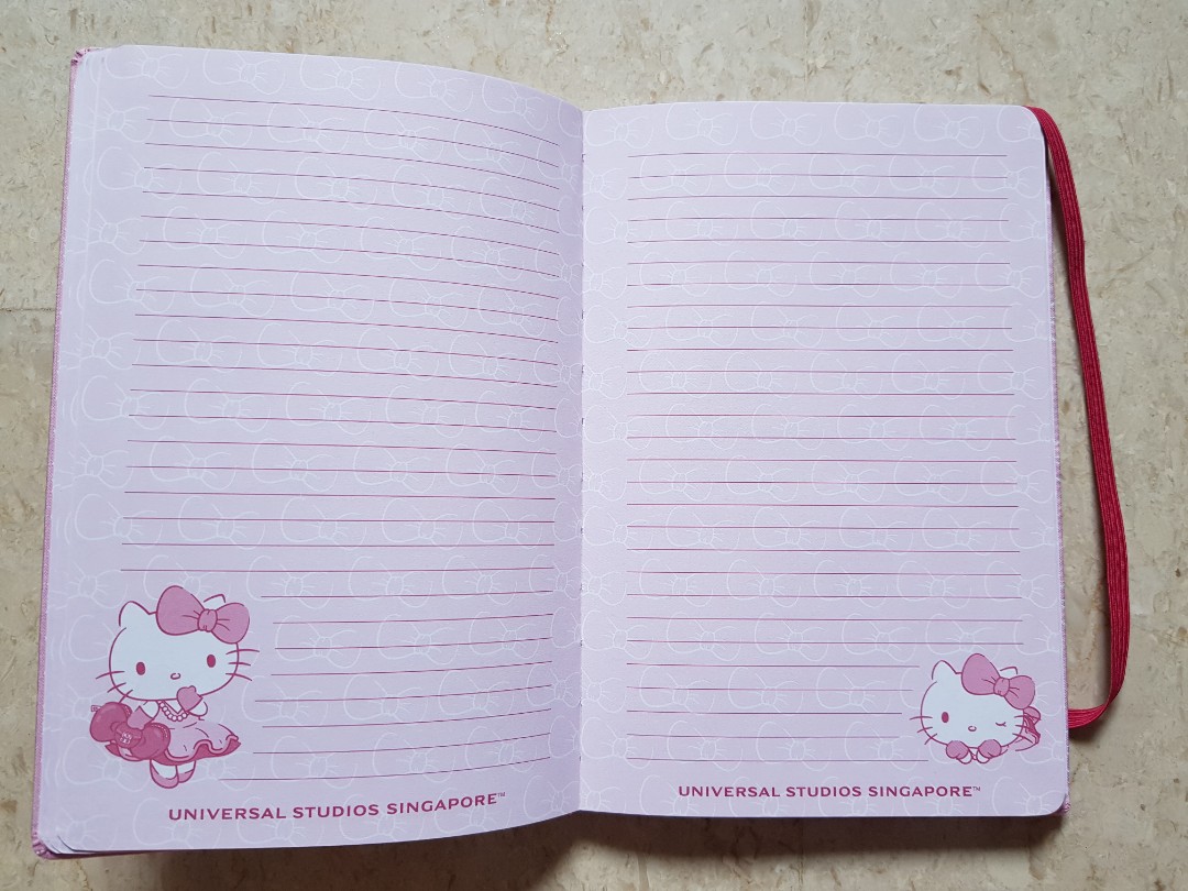 Hello Kitty Notebook (from Universal Studios Singapore USS), Hobbies ...