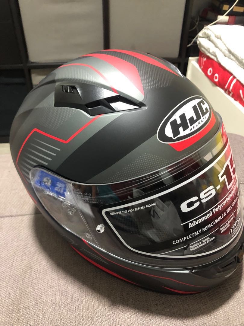 HJC HELMET CS-15 Trion full face, Motorcycles, Motorcycle Apparel on ...