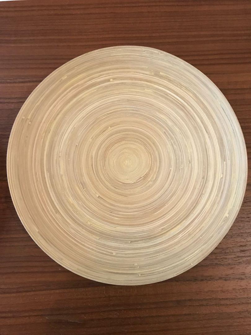 IKEA HULTET Bamboo plate Set of 2, Furniture & Home Living, Furniture ...