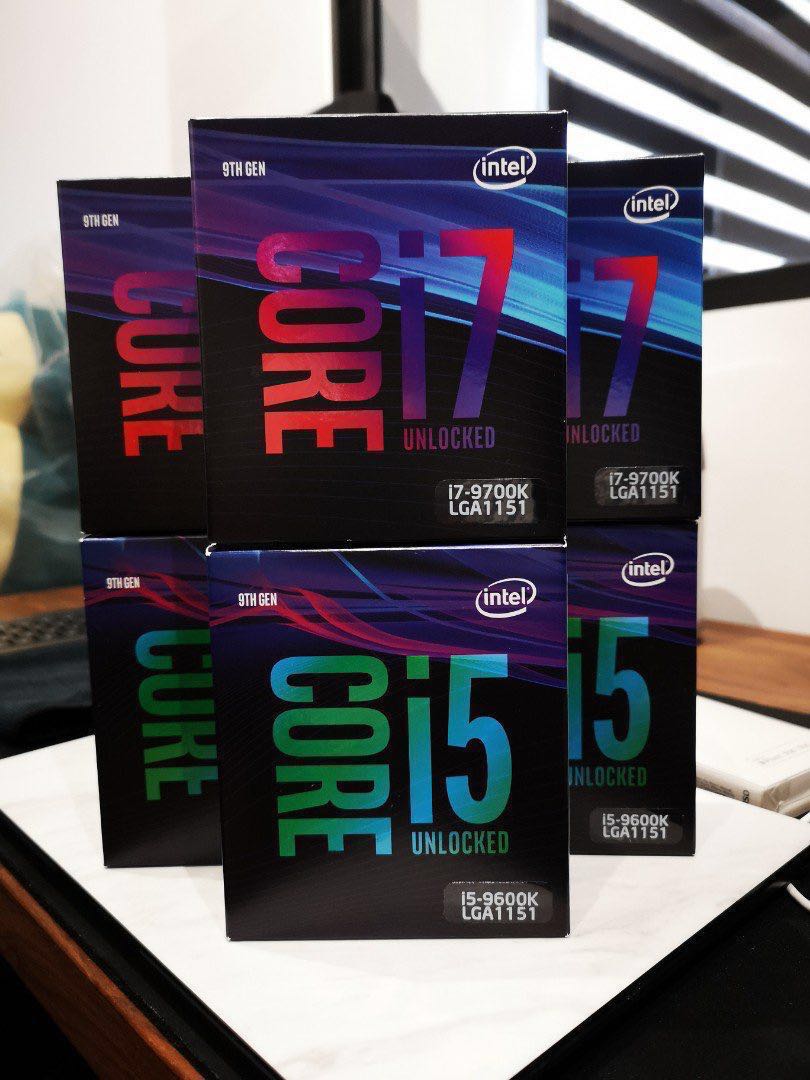 Intel 9th Gen Core i5-9400F/i5-9600K/i7-9700K/i9-9900K, Electronics ...