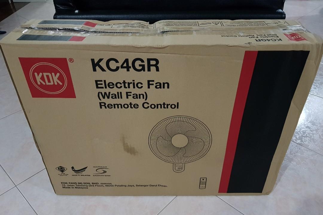 KDK / Panasonic 40 cm / 16" Remote Control Electric Wall Fan - KC4GR ...