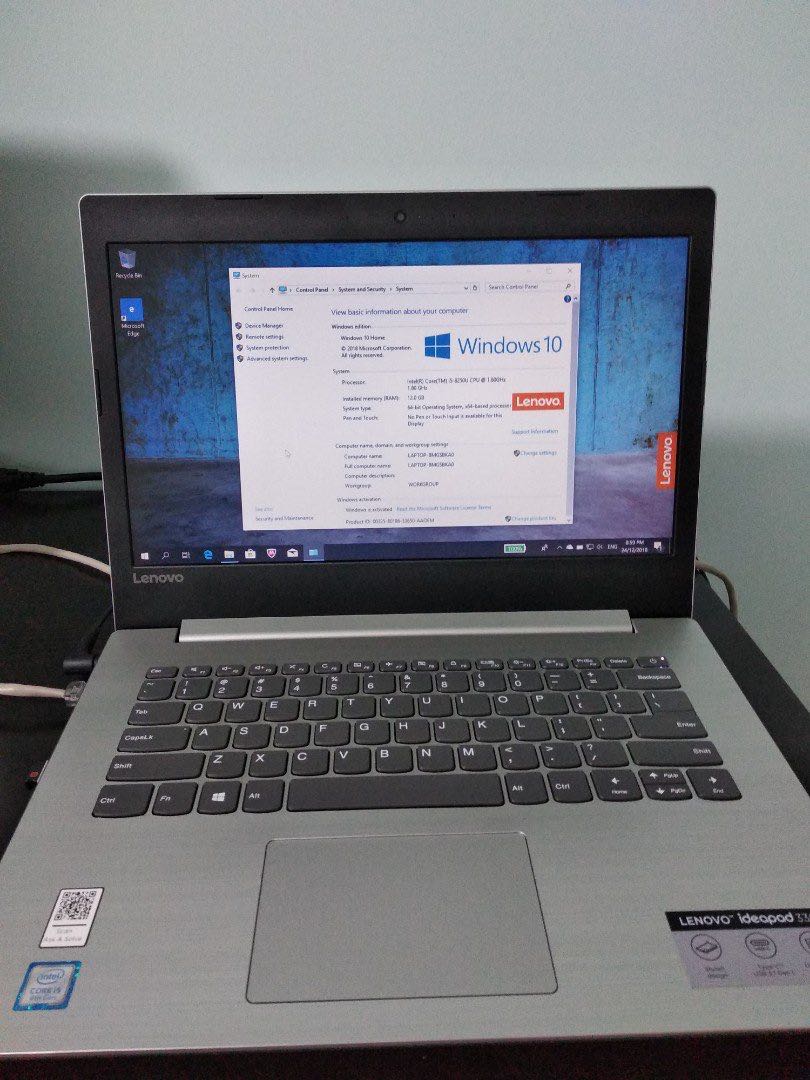 Lenovo ideapad 330-14IKB i5-8250U 12GB, Computers & Tech, Laptops & Notebooks on Carousell