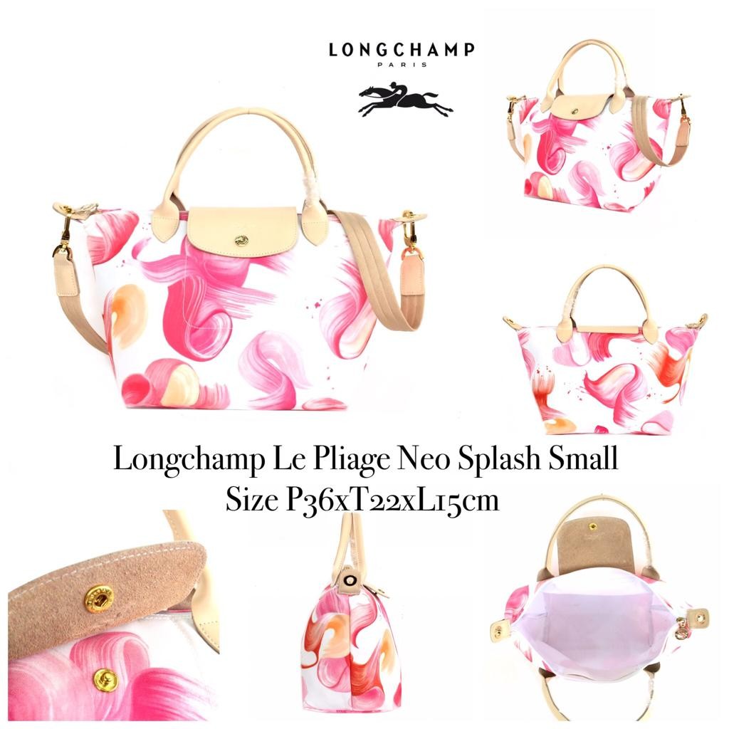 Longchamp Le Pliage Neo Splash Small, Fesyen Wanita, Tas & Dompet di ...