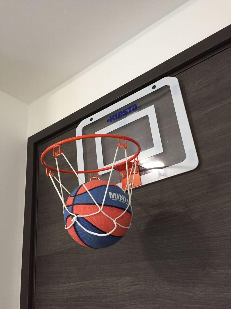 Mini Basketball Set with Ball, Hobbies & Toys, Toys & Games on Carousell
