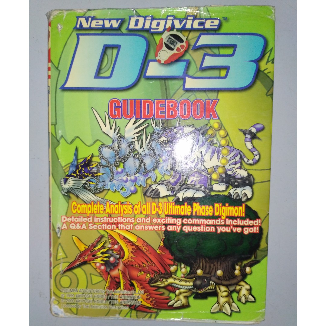 New Digivice D-3 Guidebook, Hobbies & Toys, Books & Magazines, Comics ...