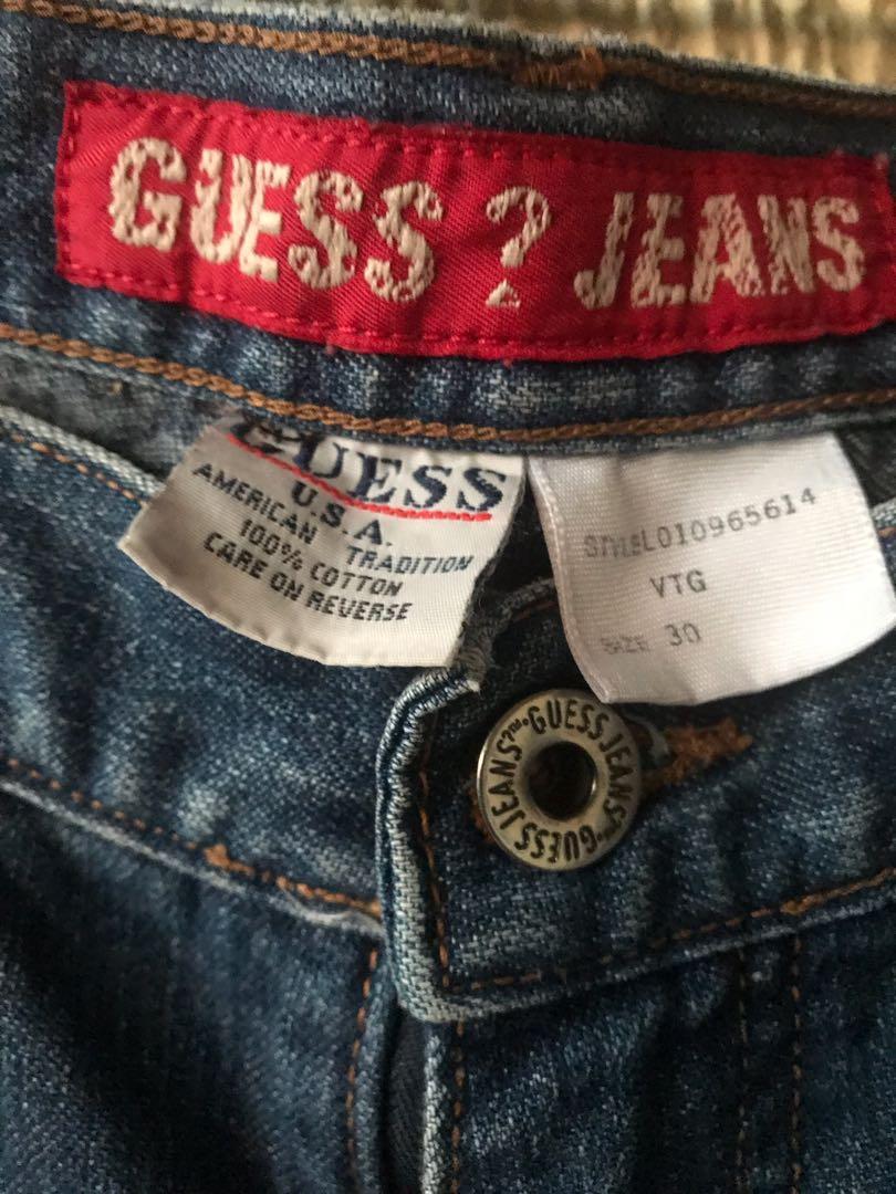 Original Guess Vintage Jeans, Women's Fashion, Bottoms, Other Bottoms ...