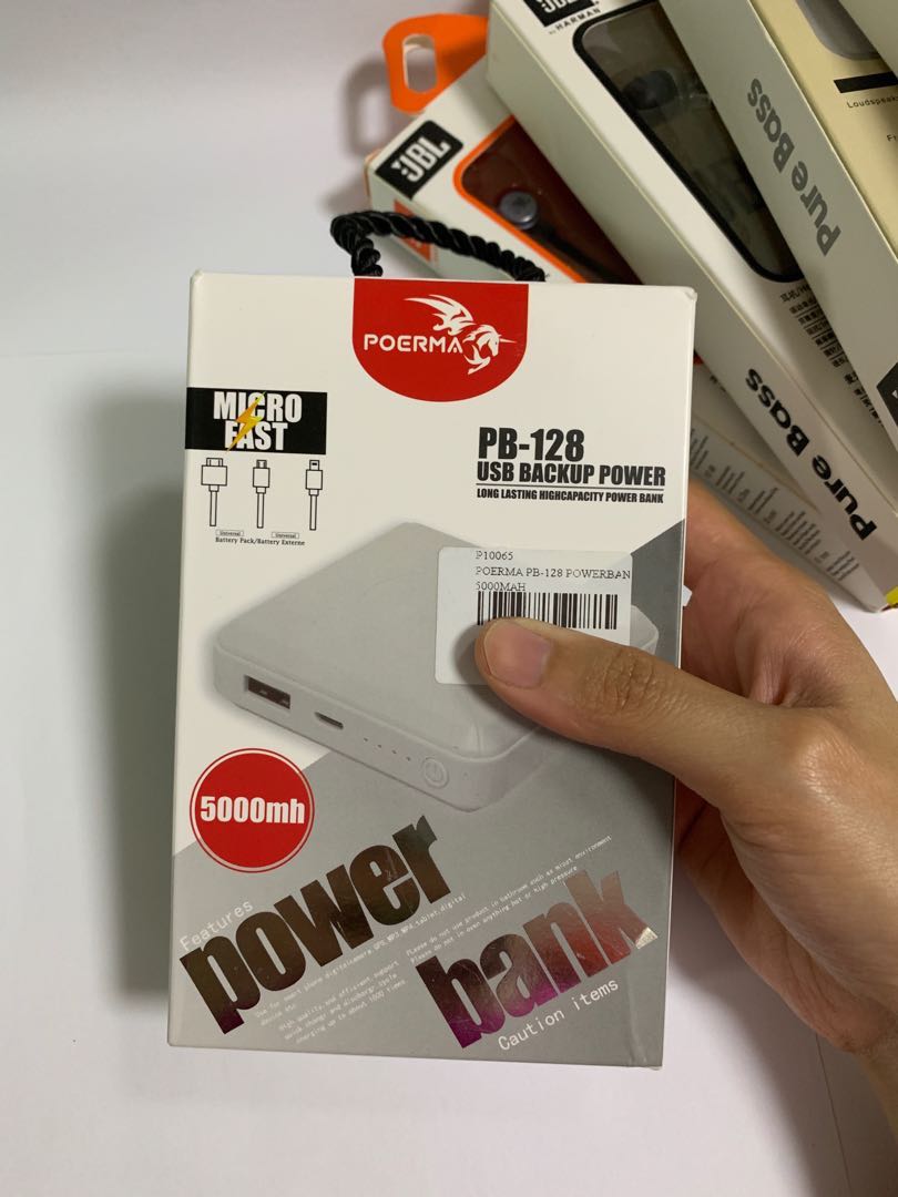 Poerma 5000 mAh powerbank, Mobile Phones & Gadgets, Mobile & Gadget ...