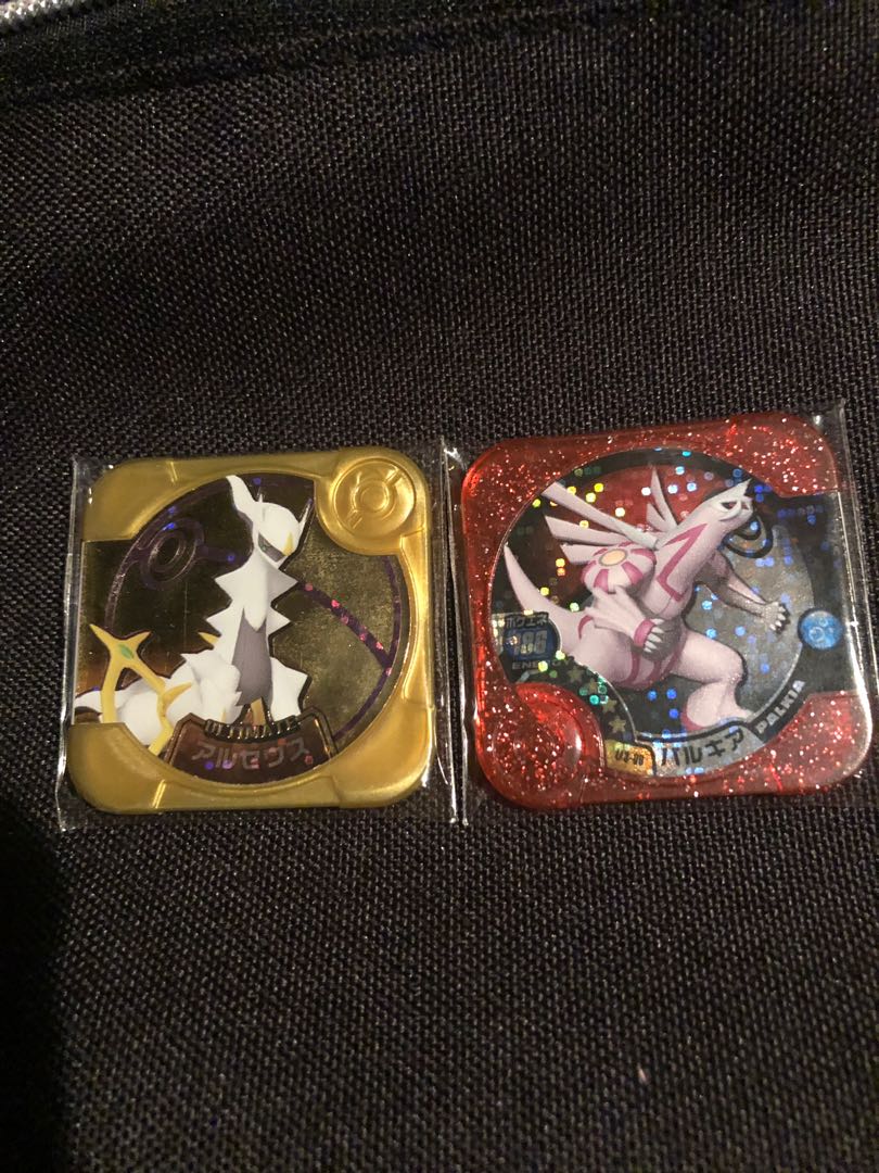 Pokemon tretta Ultimate Gold Arceus and Masters Card Palkia, Toys ...