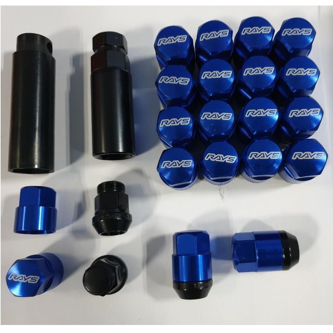 Rays Composite Type Lug Nuts Set, Car Accessories, Tyres & Rims on ...