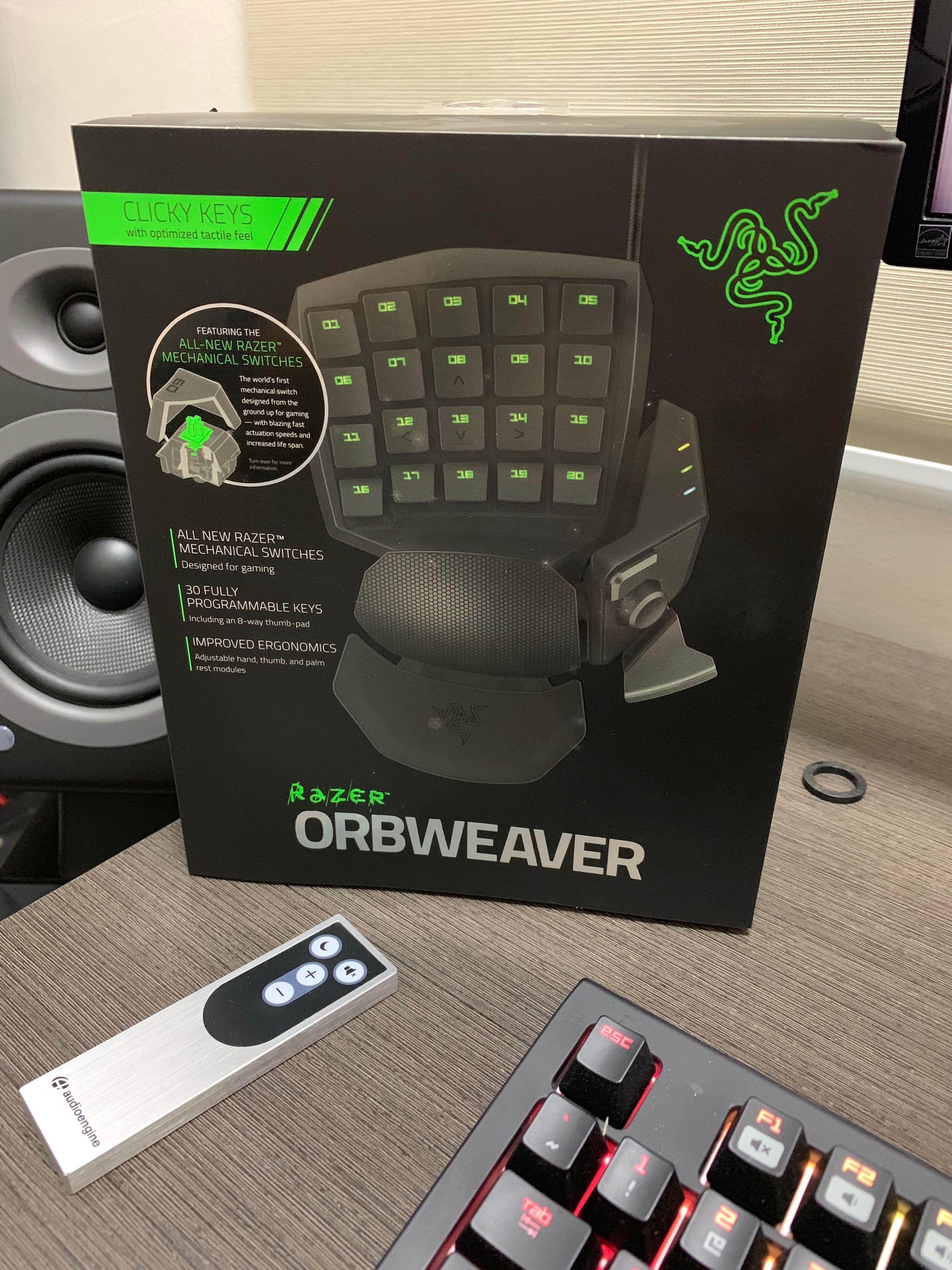 Razer Orbweaver with Clicky Keys, Computers & Tech, Parts & Accessories ...