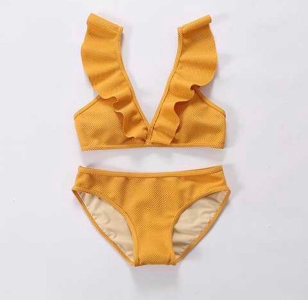 Ruffles Bikini, Women's Fashion, Swimwear, Bikinis & Swimsuits on Carousell