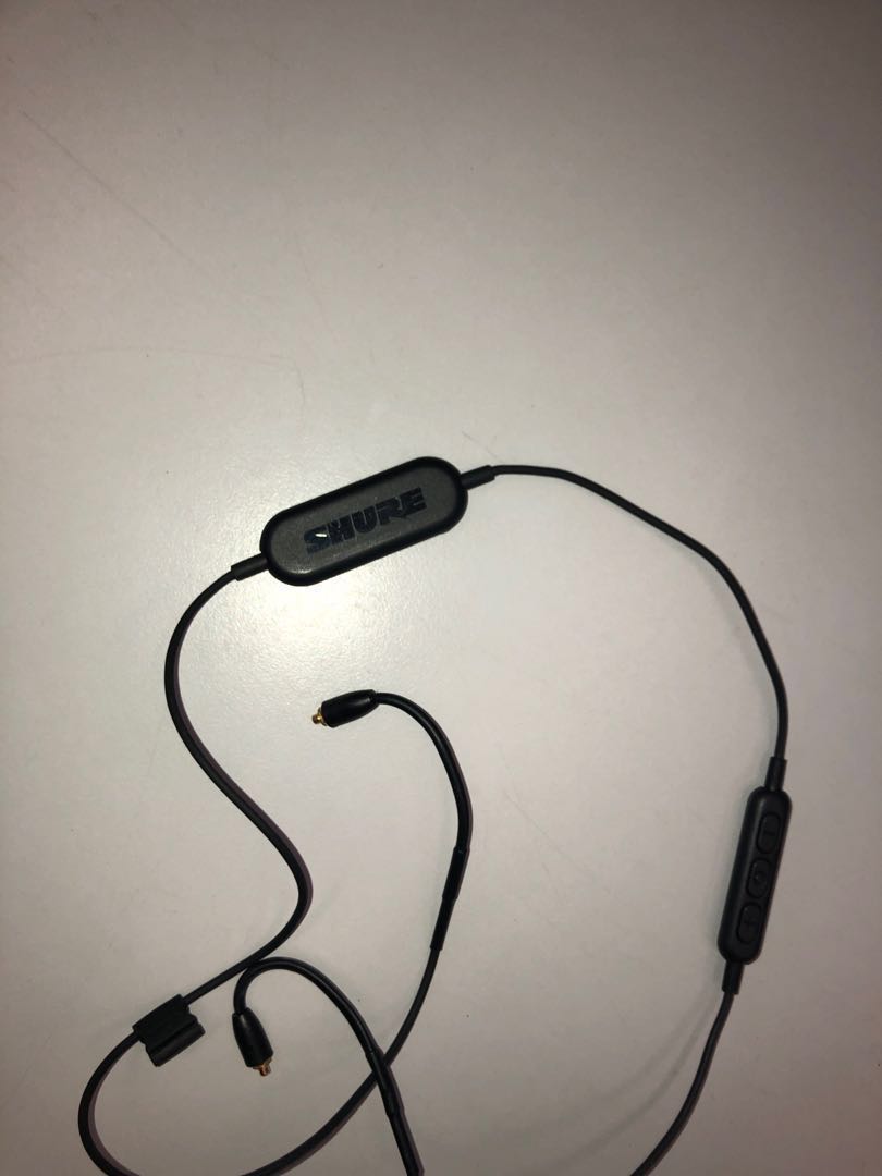 Shure wireless Bluetooth cable RMCE BT, Audio, Earphones on Carousell