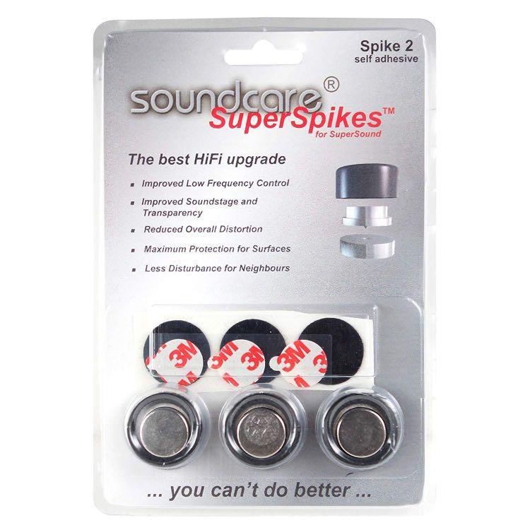 SOUNDCARE SELF-ADHESIVE SPIKES/BASE from Norway-SET OF 3, Audio, Other ...