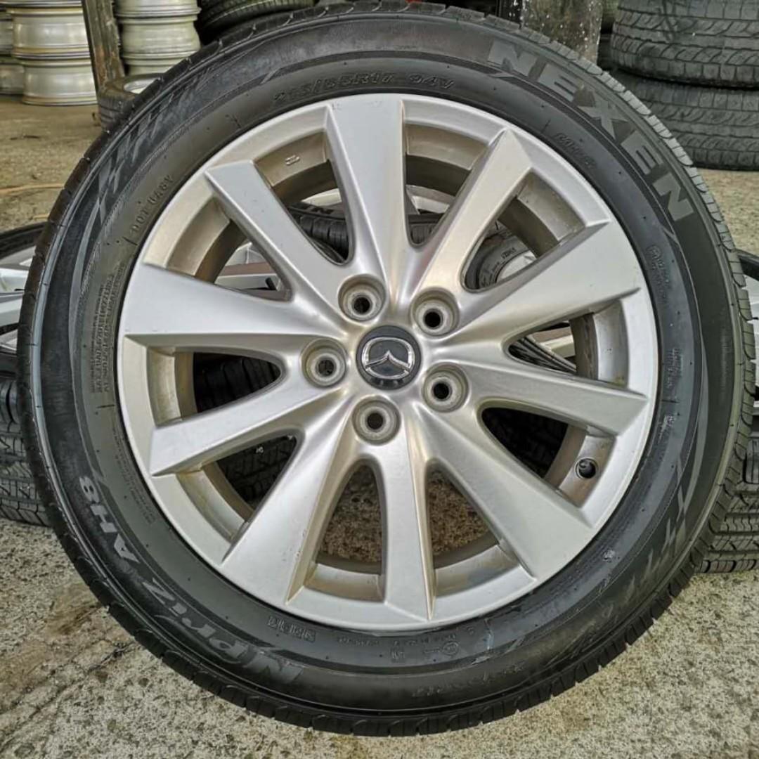 SPORT RIM MAZDA ORI 17" & TYRE 99% CX3 CX5 MAZDA3, Auto Accessories on ...