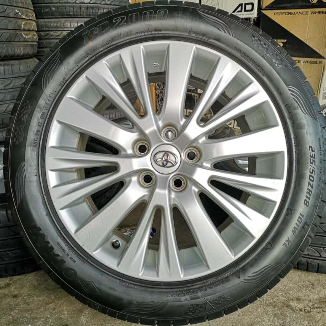 SPORT RIM VELLFIRE ORI 18" TYRE 99% ALPHARD ESTIMA, Auto Accessories on ...