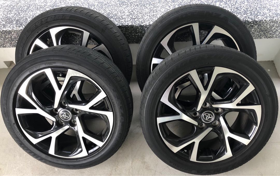 Toyota Hybrid C-HR Original G-Spec Rims and Tyres, Car Accessories ...