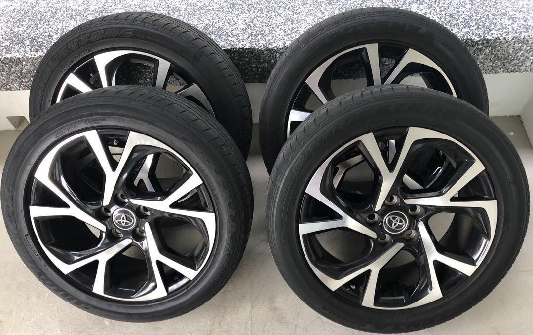 Toyota Hybrid C-HR Original G-Spec Rims and Tyres, Car Accessories ...
