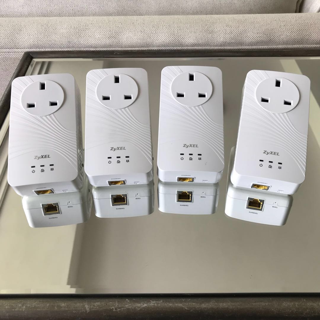 4 x Powerline Gigabit Ethernet Adapter, Computers & Tech, Parts ...