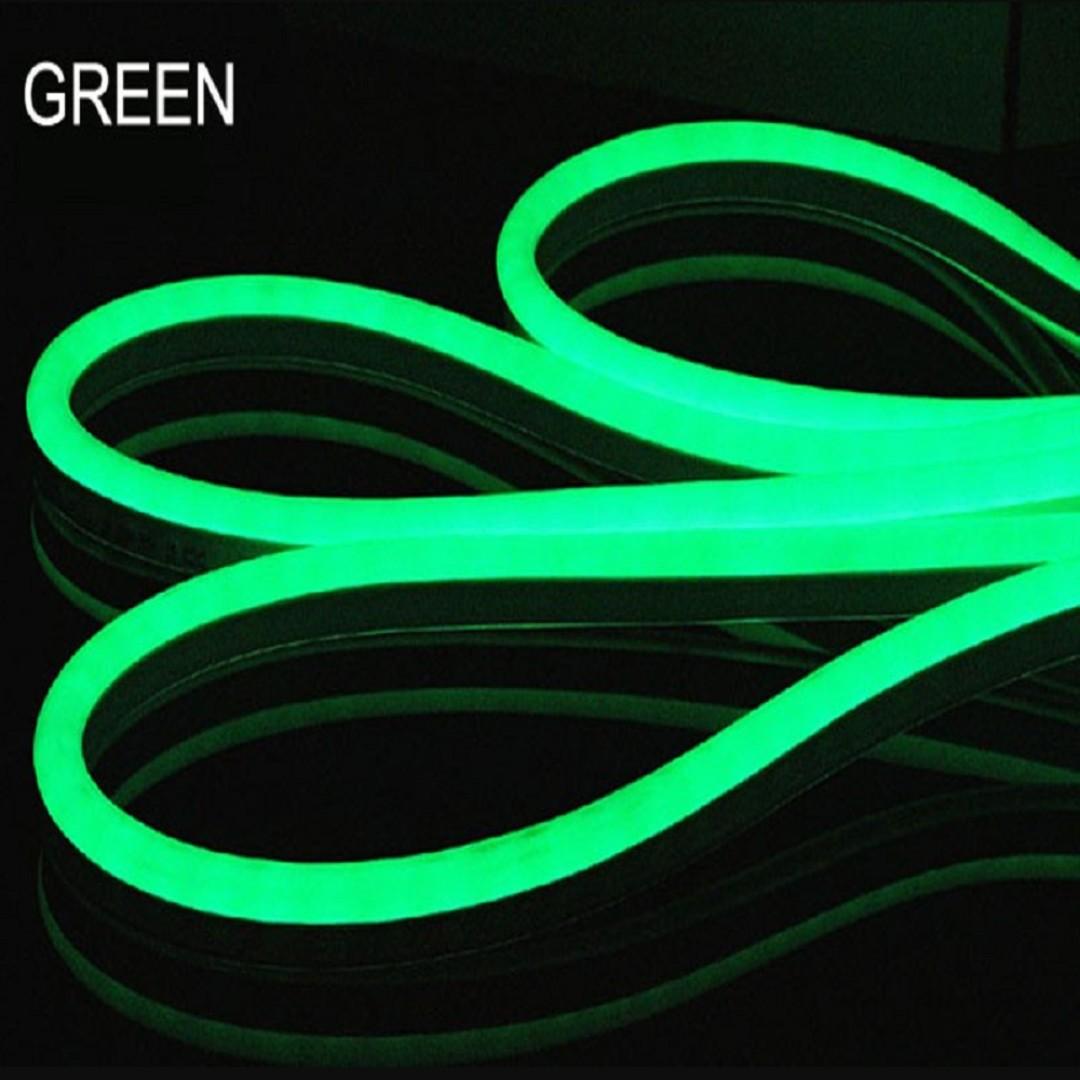 10M Flexible 220V Waterproof Green Neon LED Strip Advertisement ...