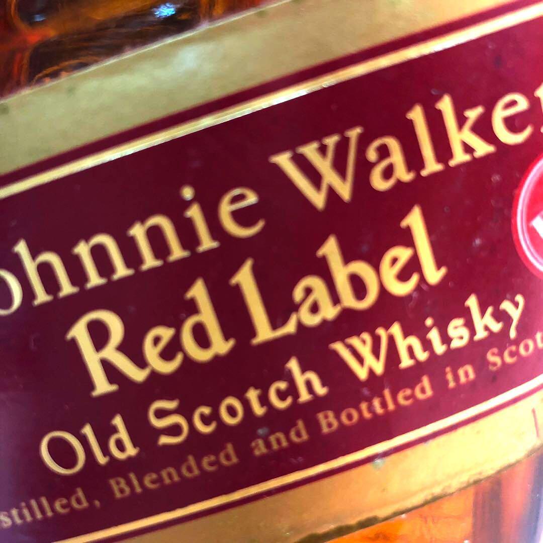 1980 1L Red Label Old Scotch Whisky, Food & Drinks, Alcoholic Beverages ...