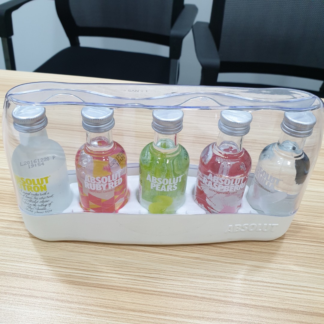 Absolut Vodka Miniature, Food & Drinks, Alcoholic Beverages on Carousell